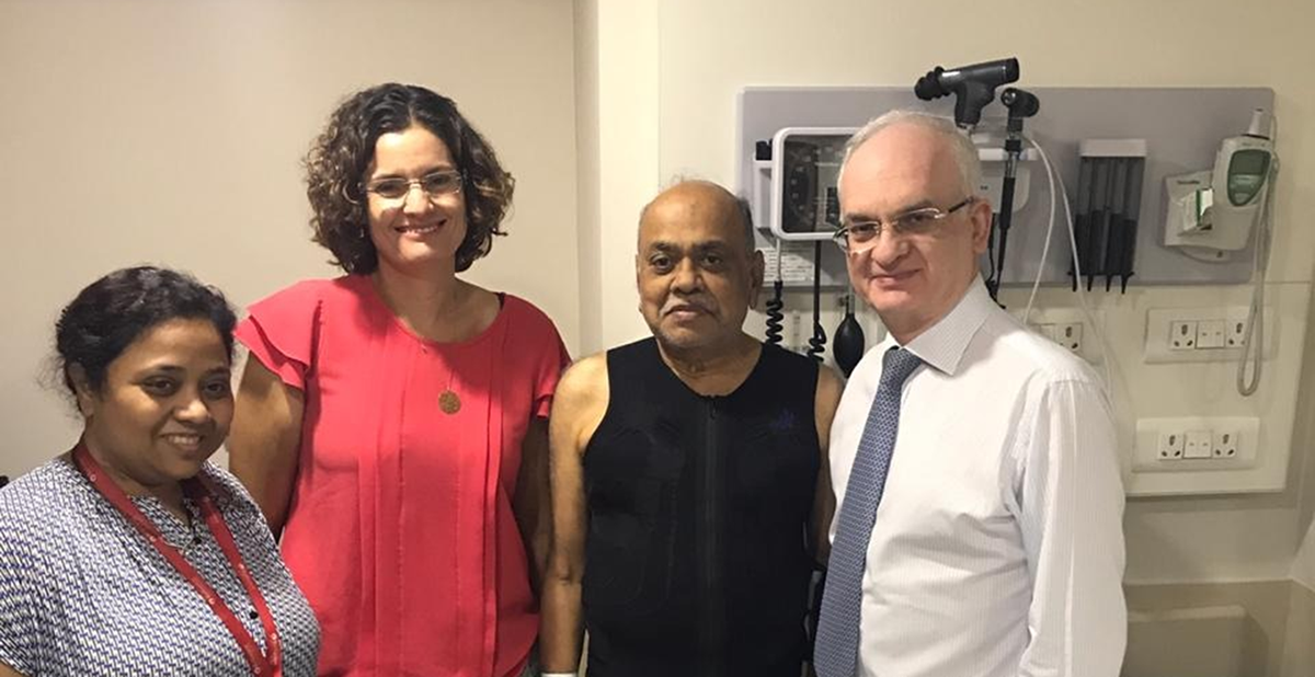 First patient of HealthWatch’s clinical trial at Reliance Hospital ...